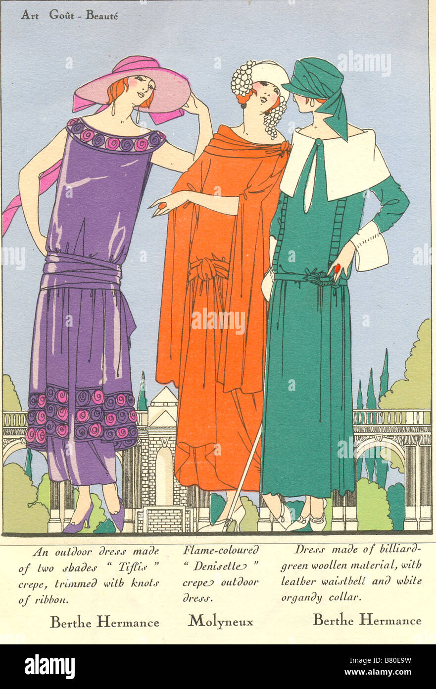 1920s fashion plate hi-res stock photography and images - Alamy