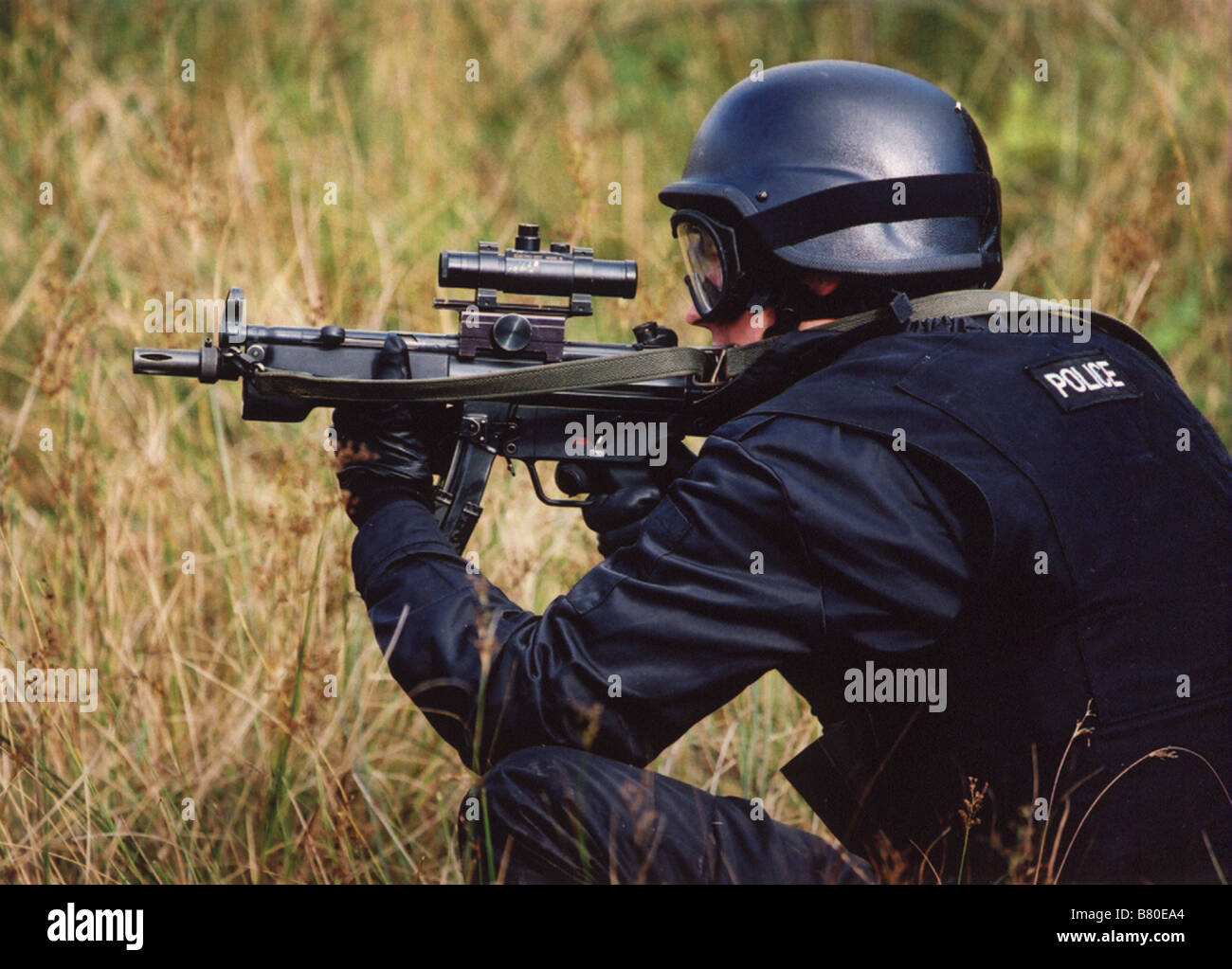 Police Firearms Officers with MP5 Stock Photo - Alamy