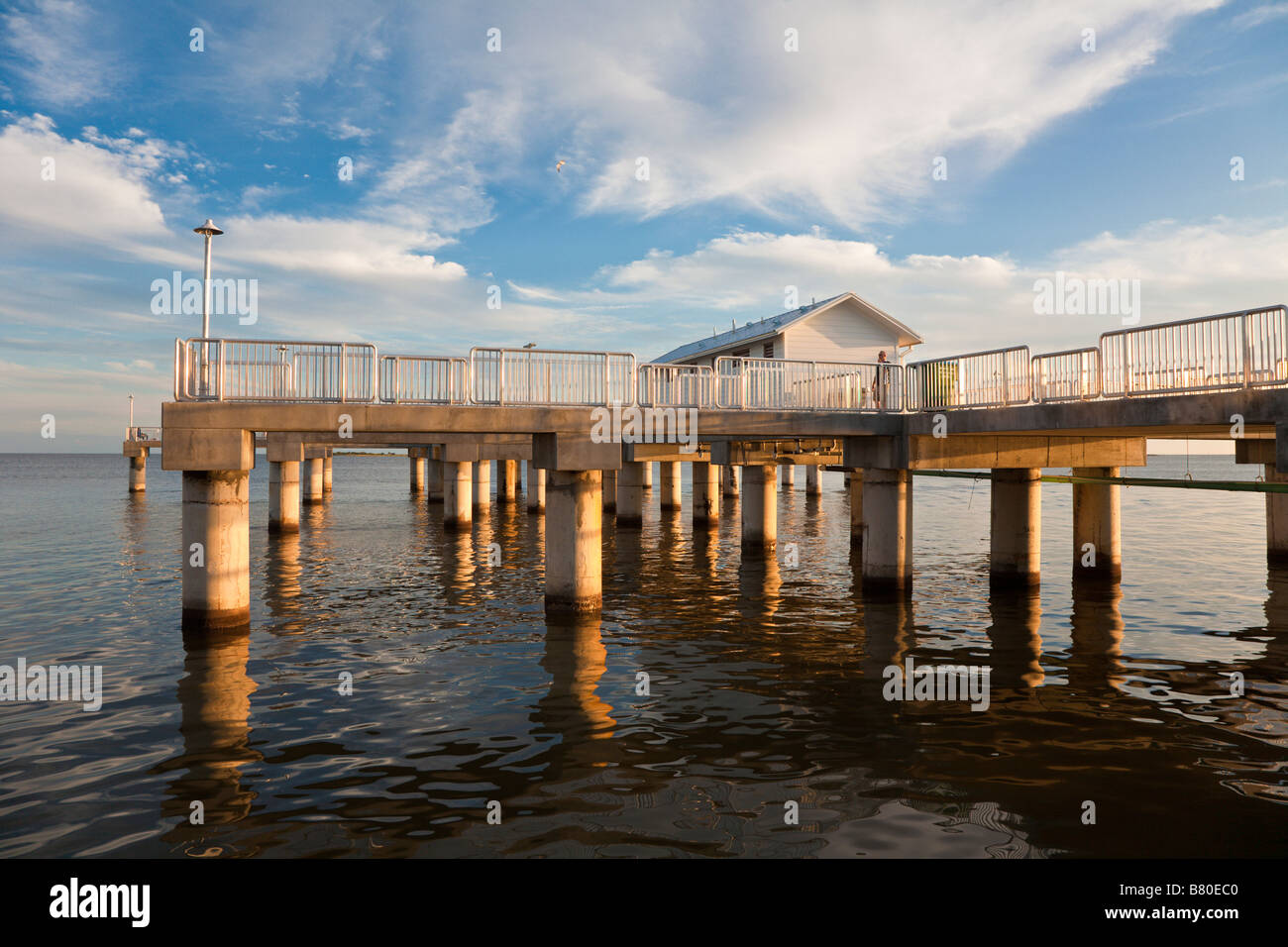 Florida cedar key dock street hi-res stock photography and images - Alamy