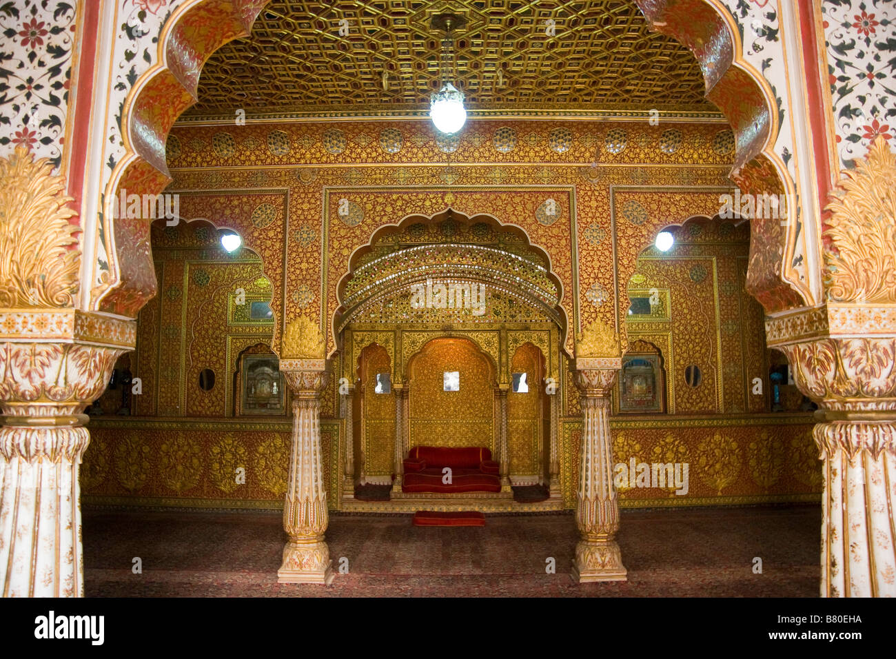 Anup Mahal Palace Junagarh Fort Bikaner Rajasthan India Stock Photo - Alamy