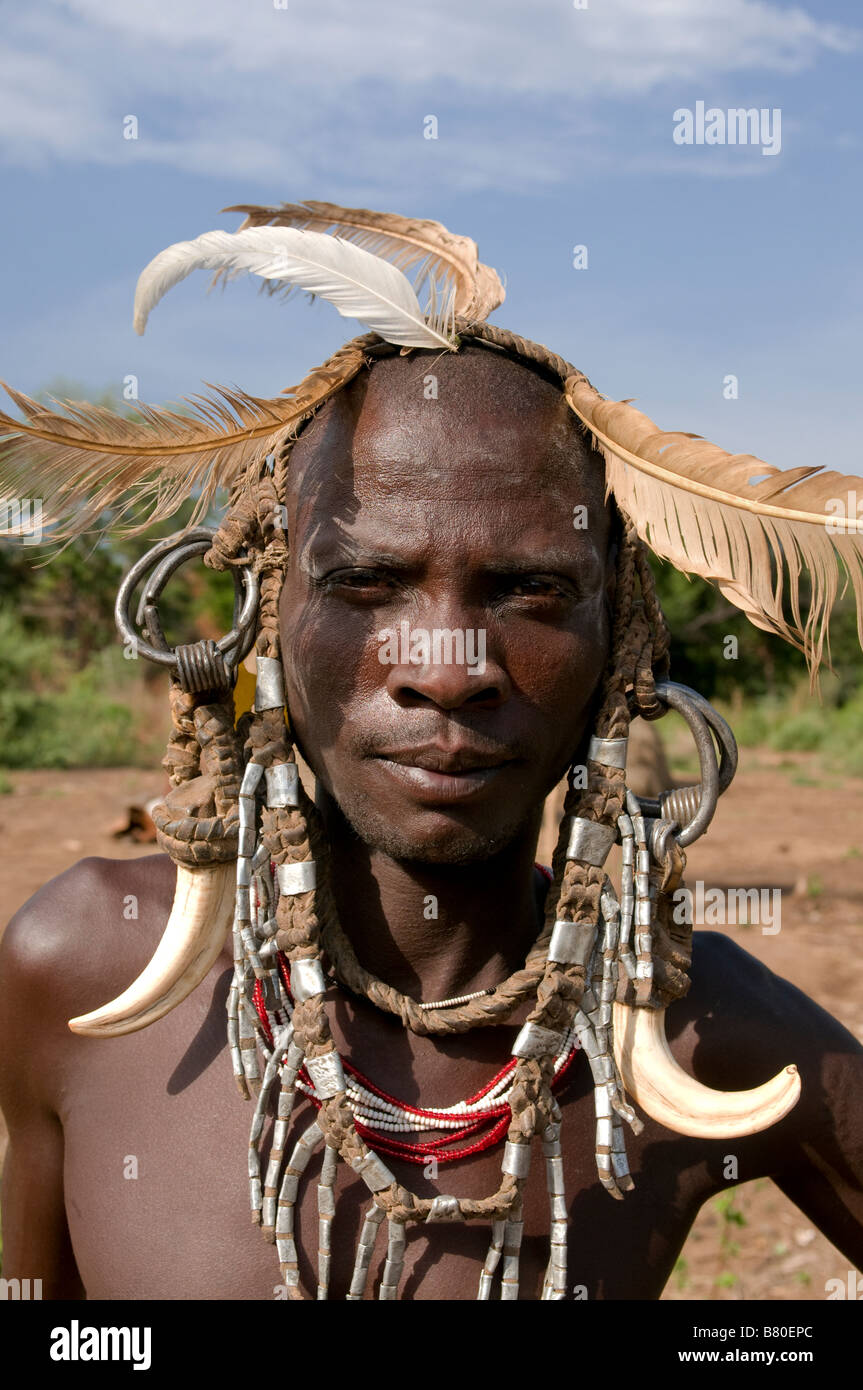 Mursi man hi-res stock photography and images - Alamy