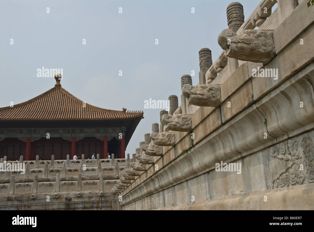 Courtyard in the Forbidden city Beijing China Stock Photo - Alamy