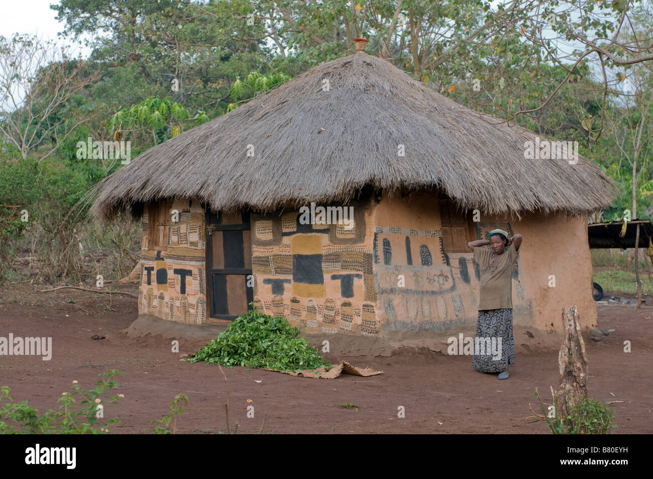 Traditional hut from the Ari tribe Omovalley Ethiopia Africa Stock ...