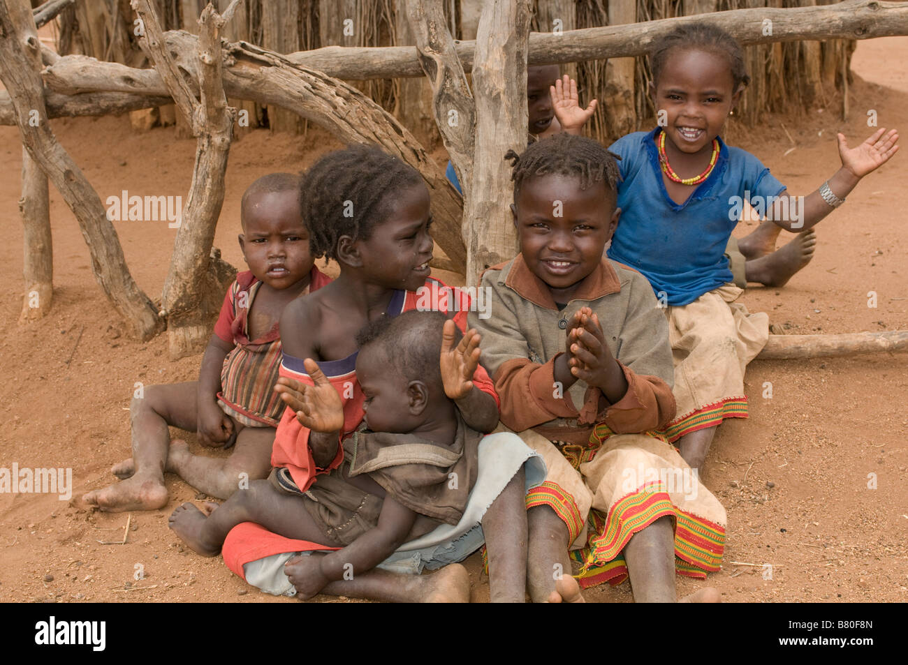 Young Happy Ethiopian Children Ethiopia Africa Stock Photo 10,693