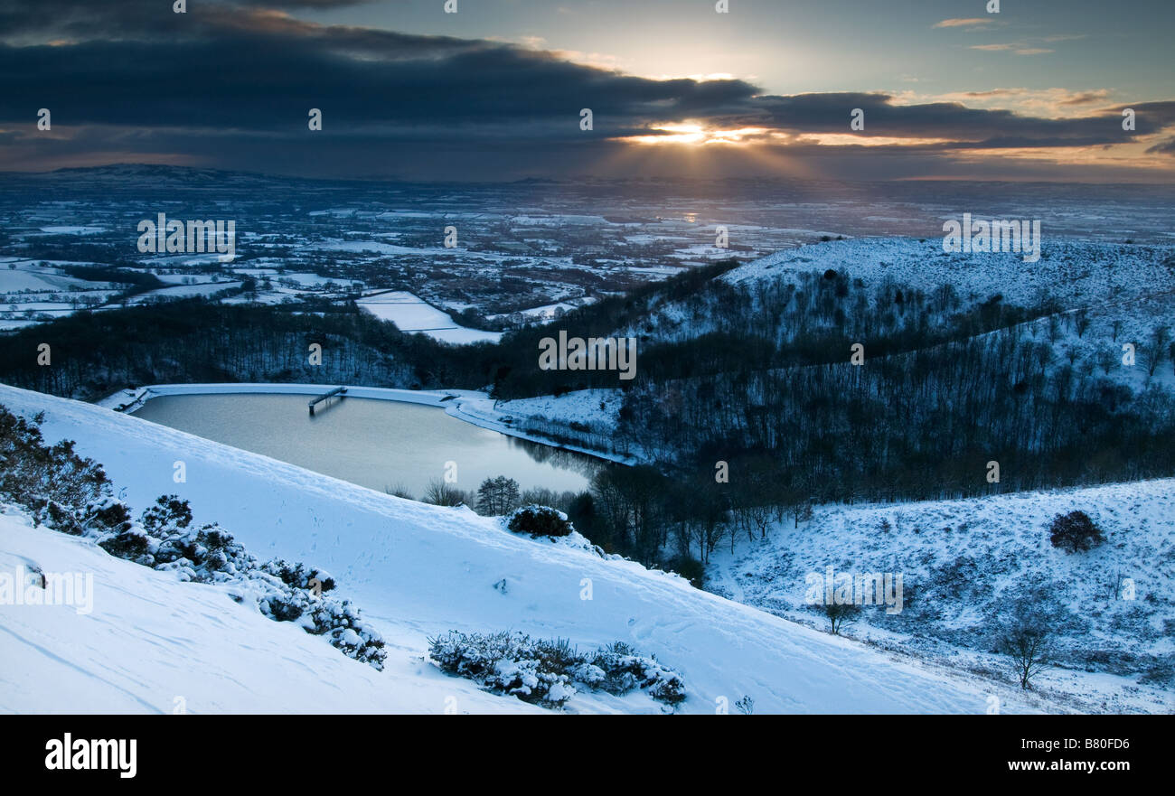 Winter on the Malvern Hills, England Stock Photo - Alamy