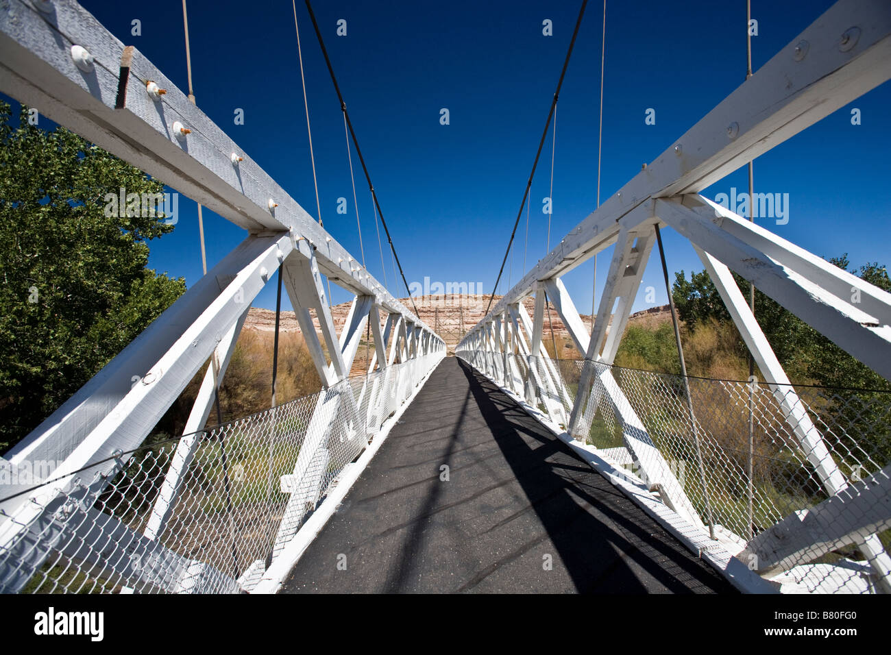Dewey Suspension Bridge, constructed in 1916, is Utah's longest ...