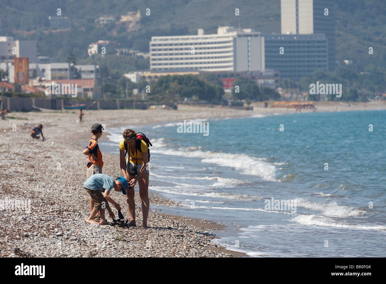 walking people on the beach Stock Photo - Alamy