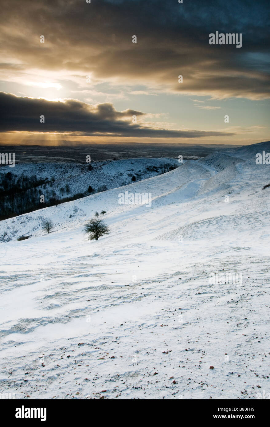 Winter on the Malvern Hills, England Stock Photo - Alamy