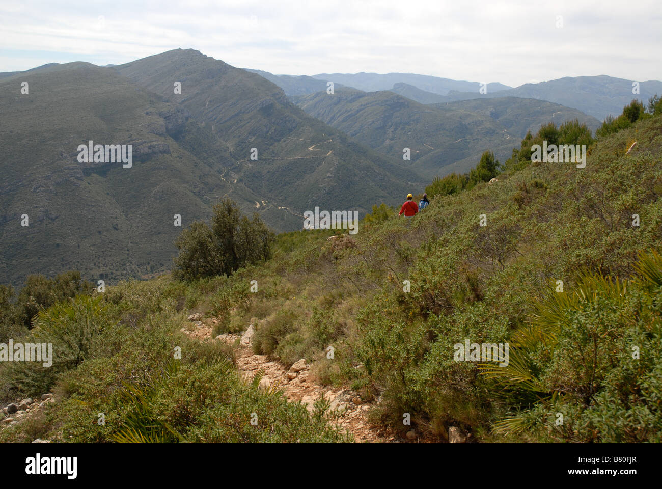 Benimaurell mountain trail spain hi-res stock photography and images ...