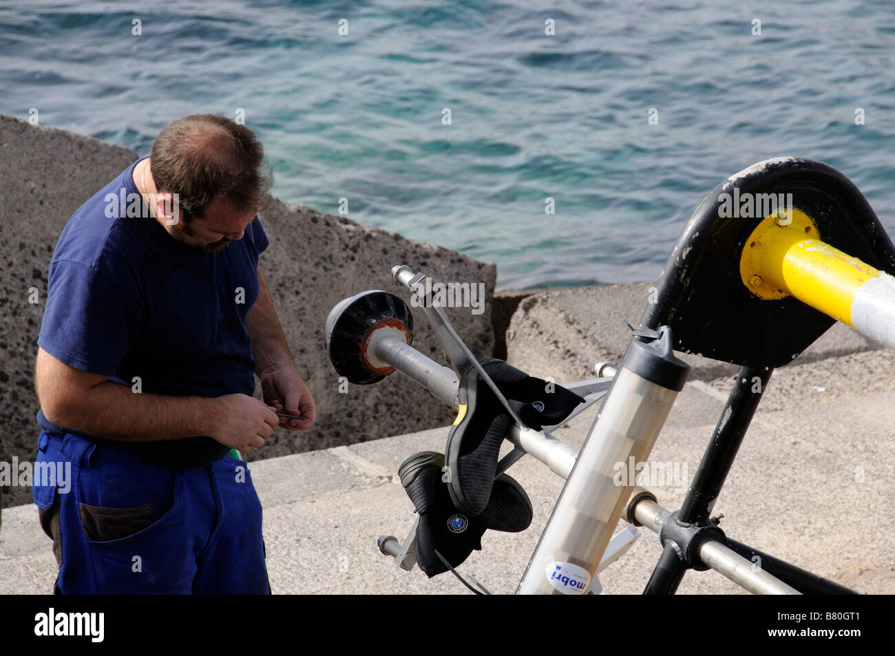 Navigational buoy maintenance hi-res stock photography and images - Alamy