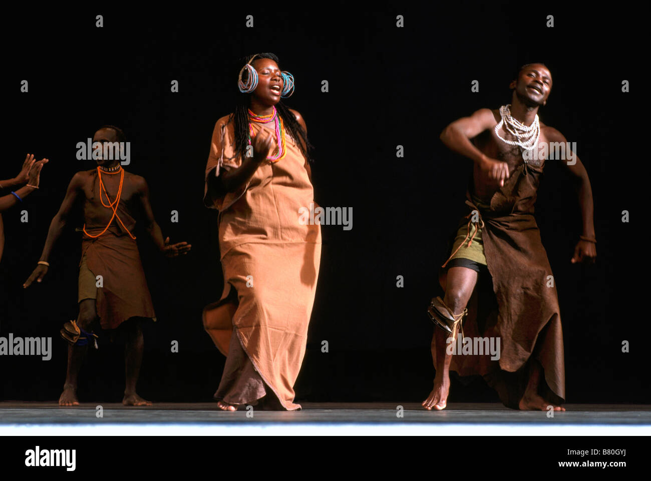 African Dancers and Singers from Cote d'Ivoire (Ivory Coast) in West ...