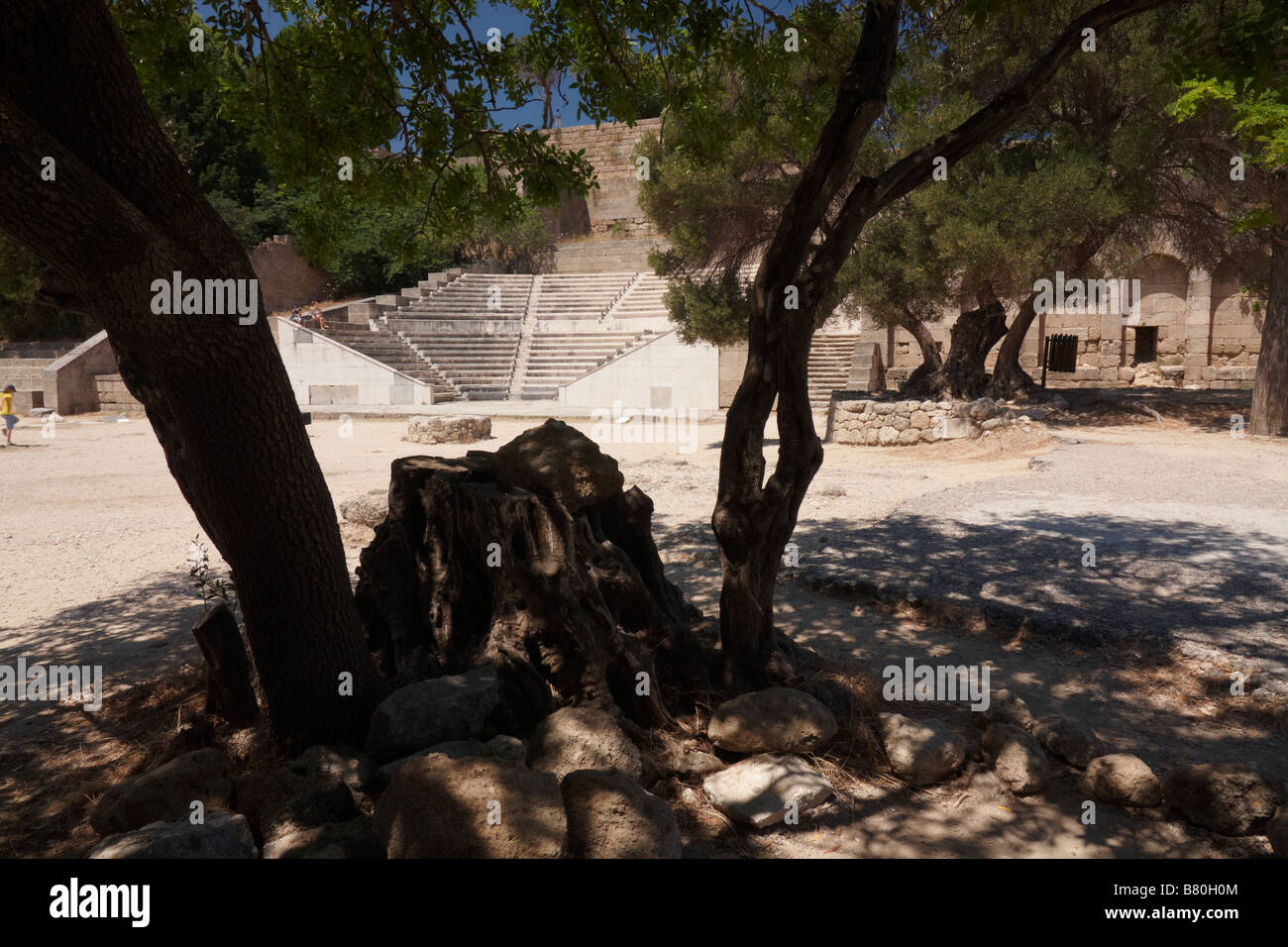 Remains of the Appolo Pythios Temple the patron deity of the city on ...