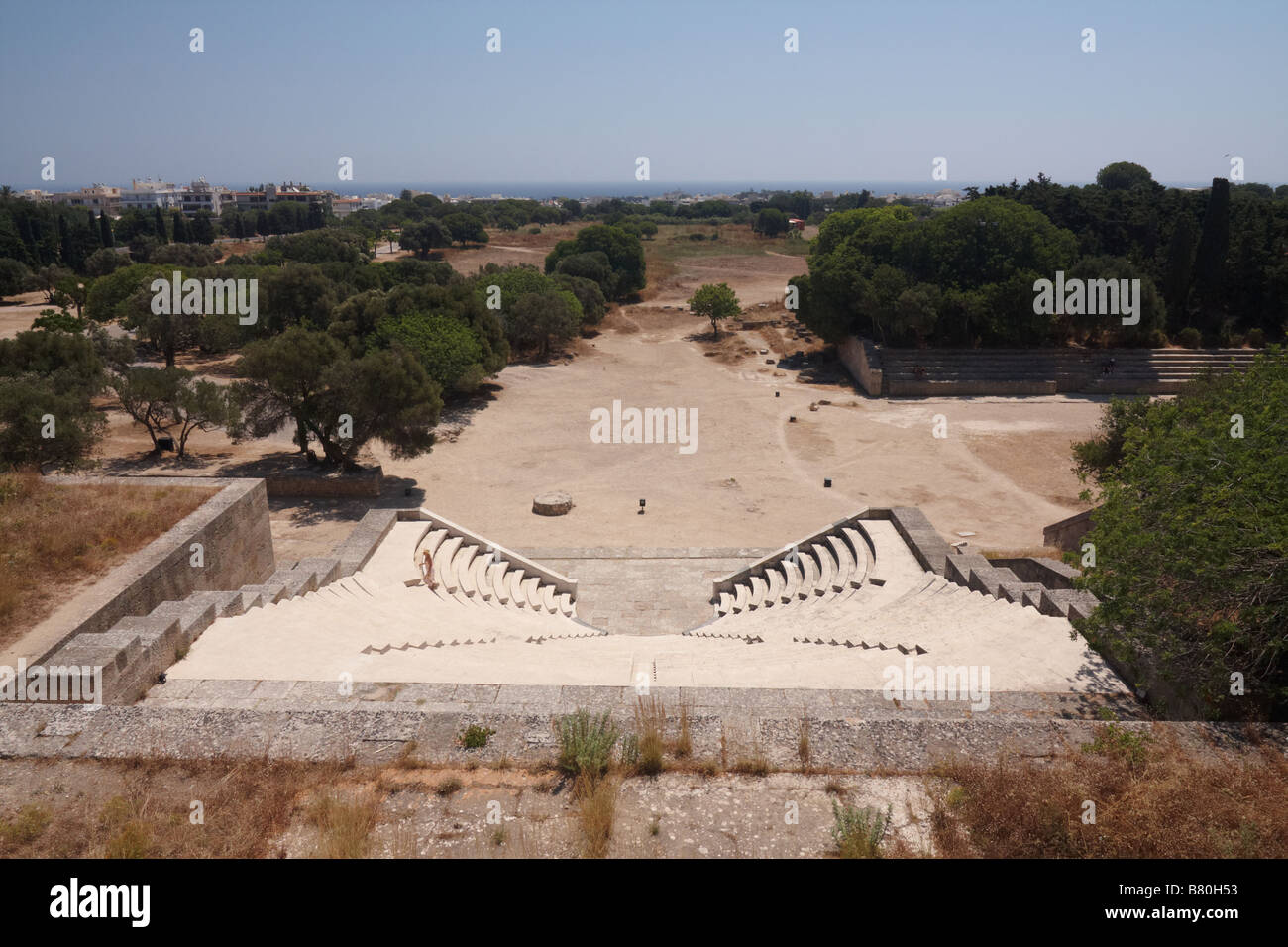 ancient Theatre and the Appolo Pythios Temple the patron deity of the ...