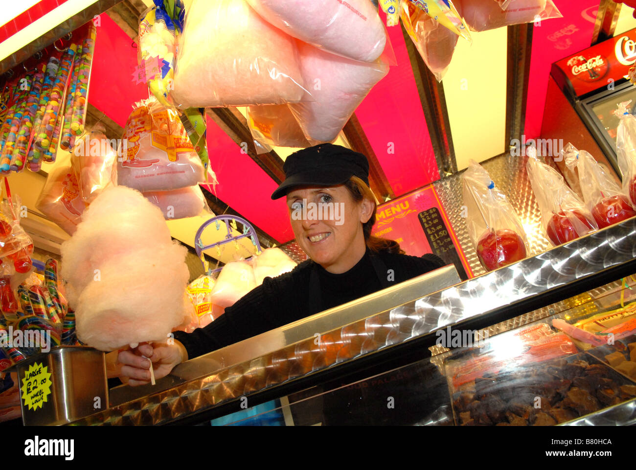 Candy Floss for sale at fairground Walsall Illuminations at the ...