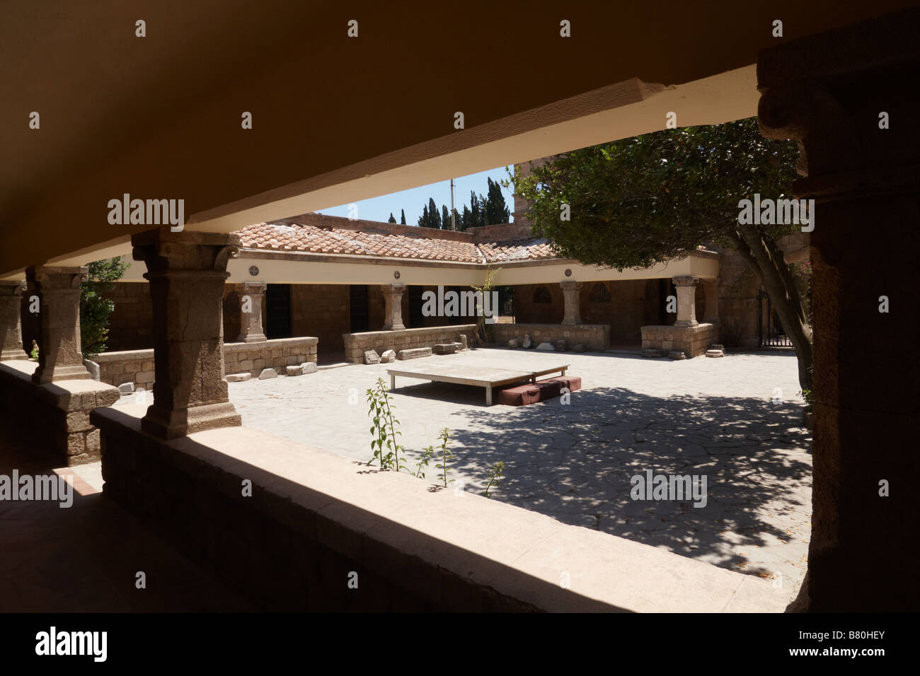 The Filerimos Monastery Island of Rhodes Greece Stock Photo - Alamy