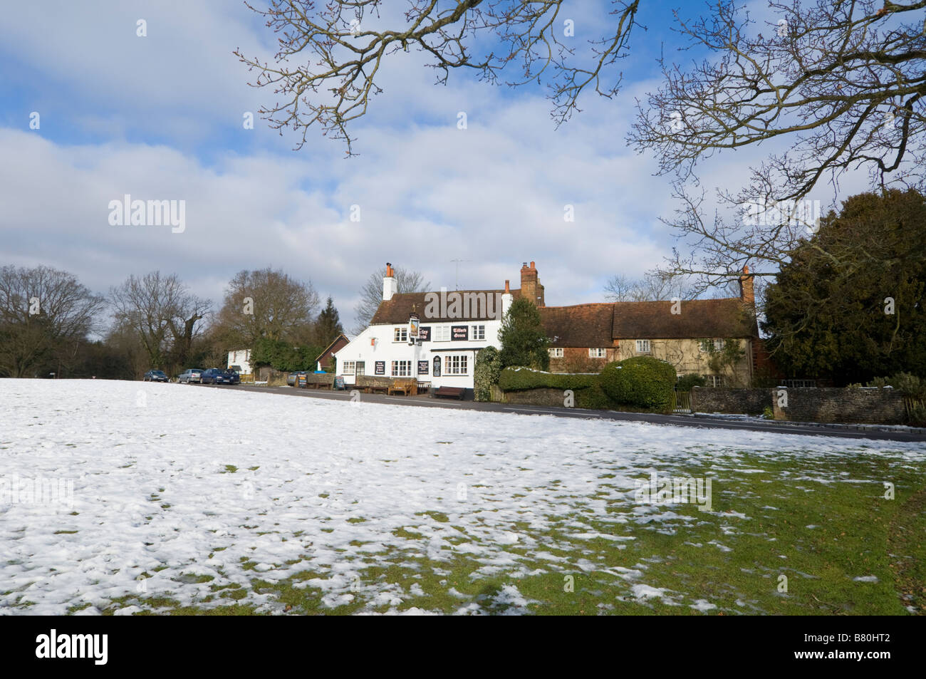 Tilford Green Surrey UK Stock Photo - Alamy