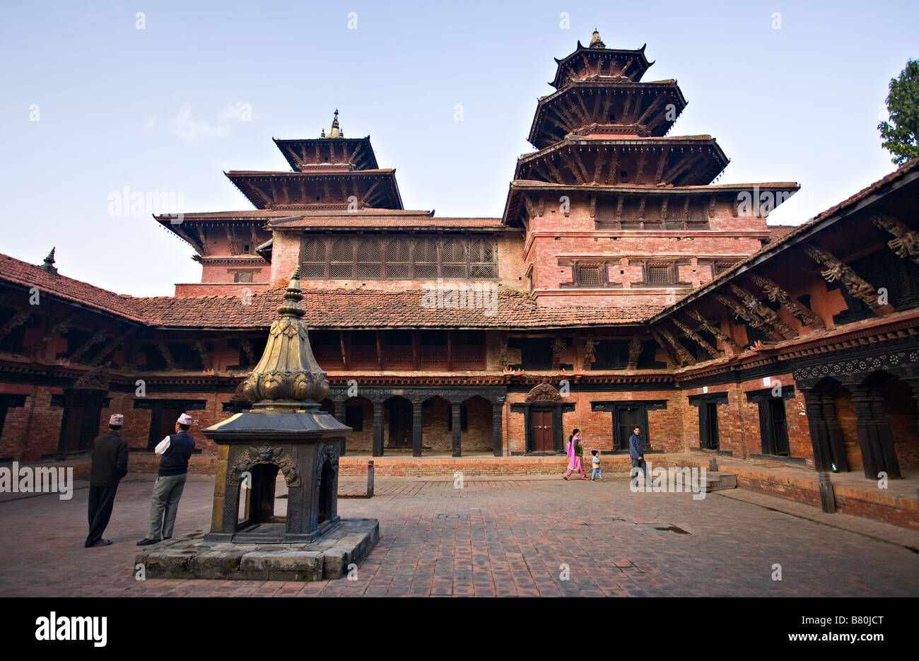 Mul Chowk and Taleju Temple, Patan, Durbar Square, Nepal, Asia Stock ...