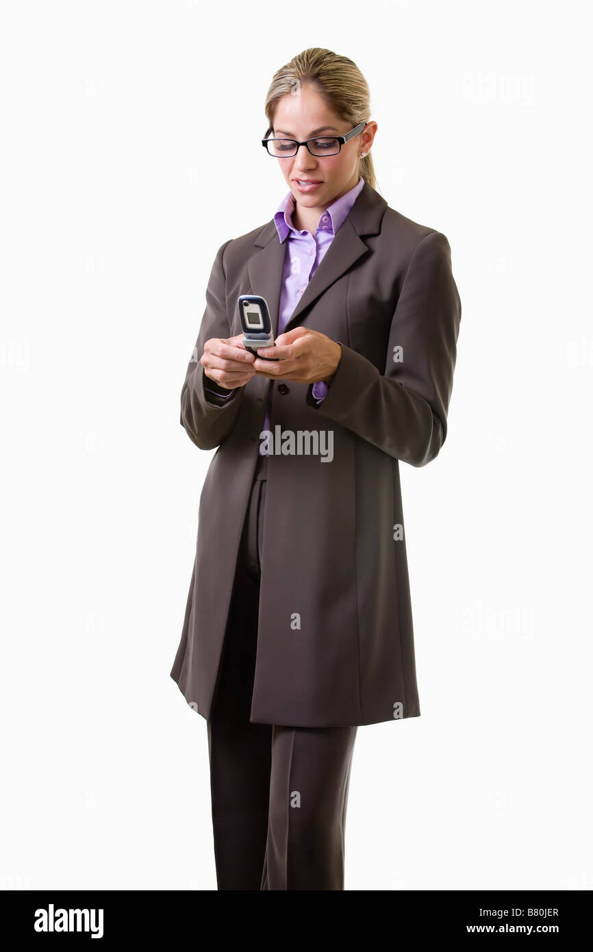 Business woman in glasses Stock Photo - Alamy