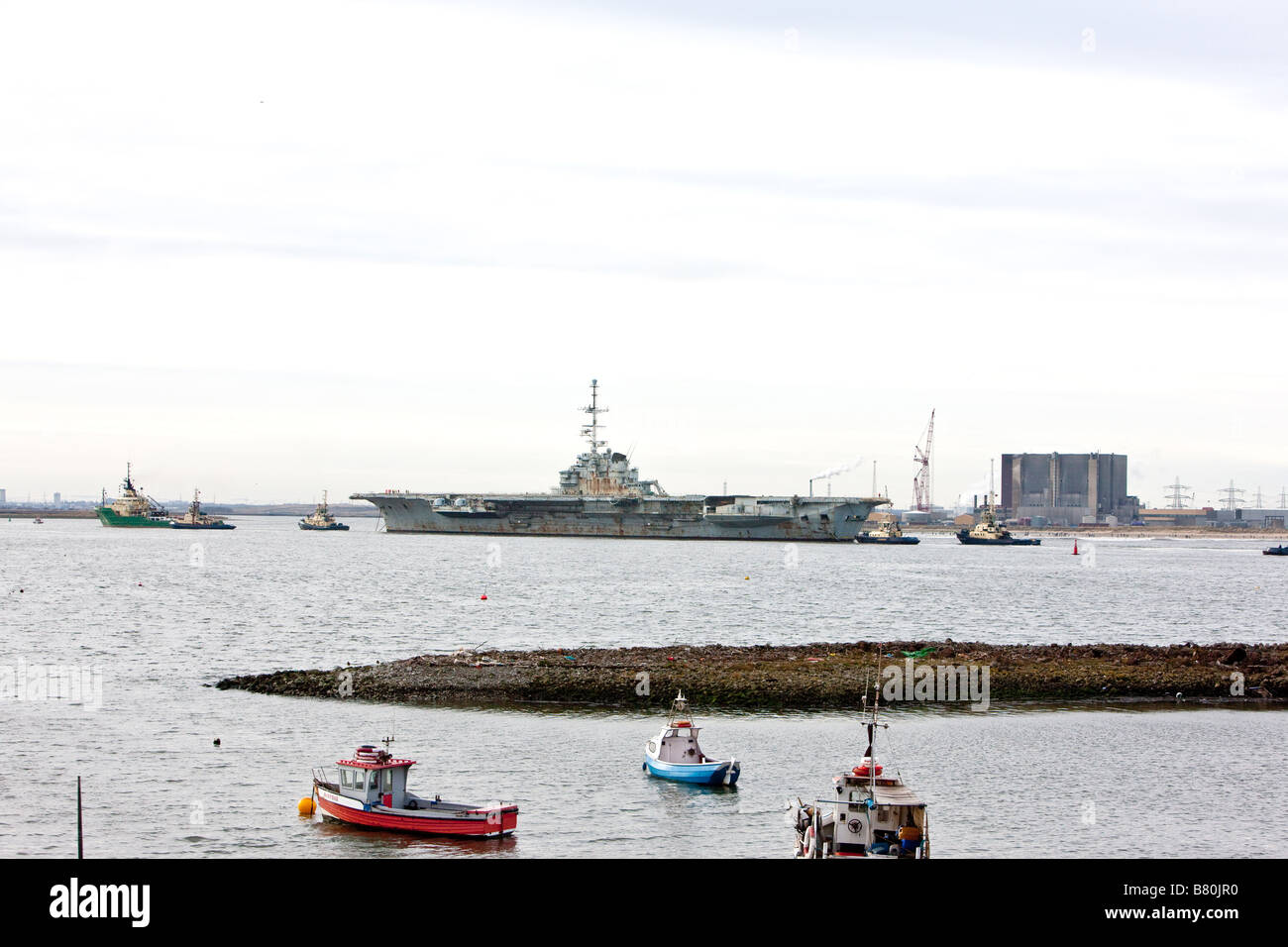French Aircraft carrier Clemenceau Stock Photo - Alamy