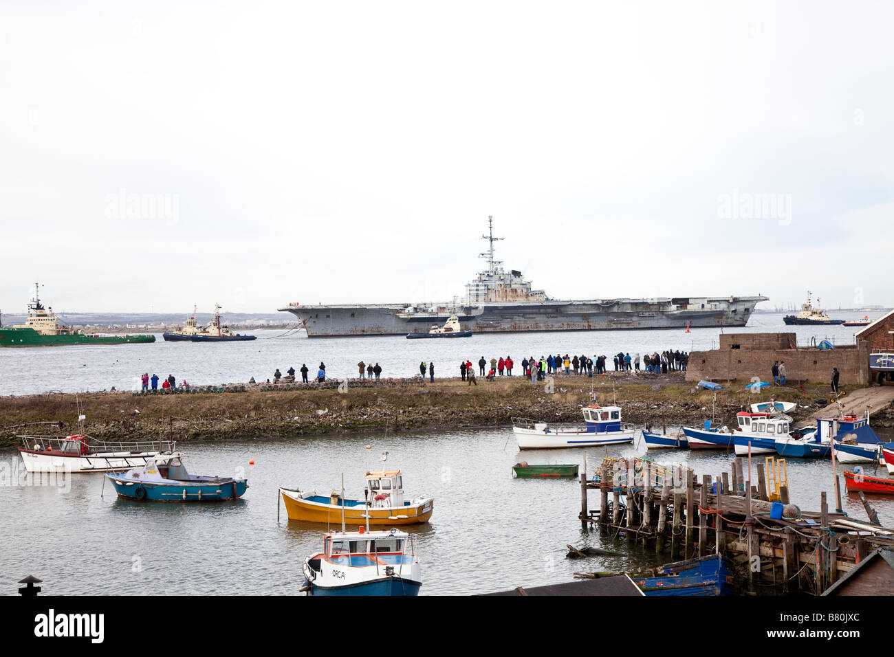 French Aircraft carrier Clemenceau Stock Photo - Alamy