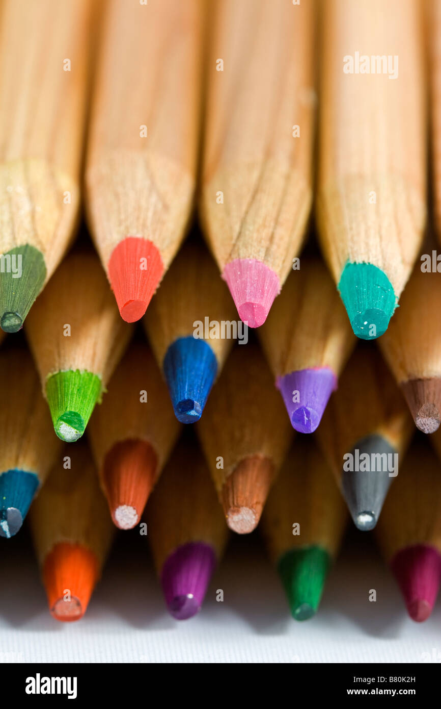 Watercolour pencils hi-res stock photography and images - Alamy