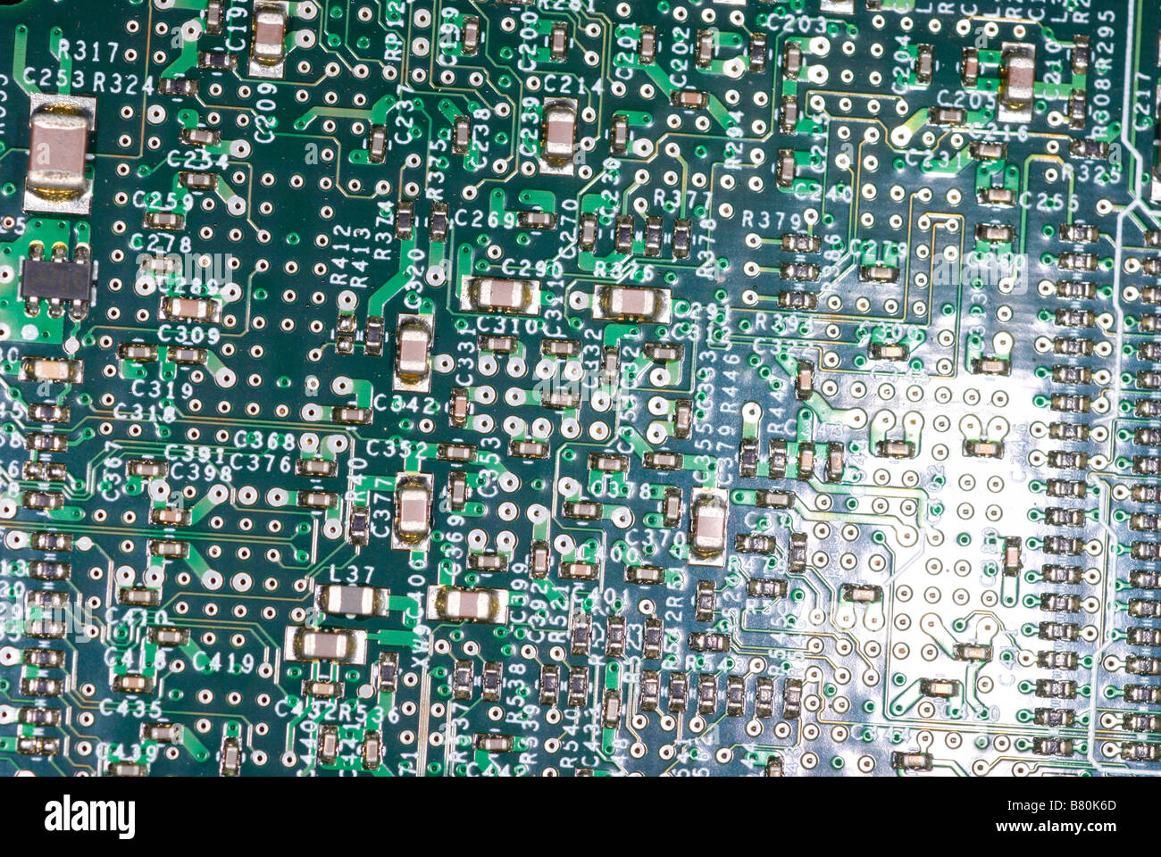 circuit board / mother board from a laptop Stock Photo - Alamy