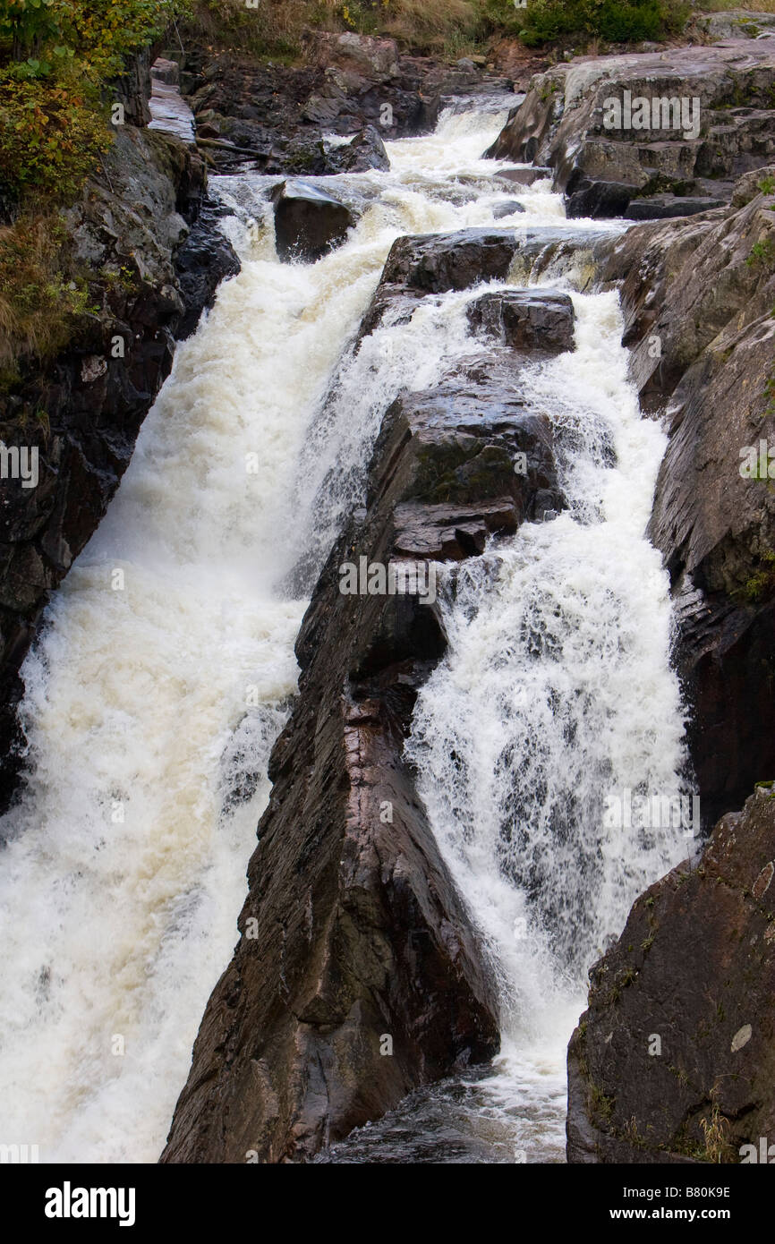 The waterfalls of High Falls Gorge a New York attraction October 6 2008 ...