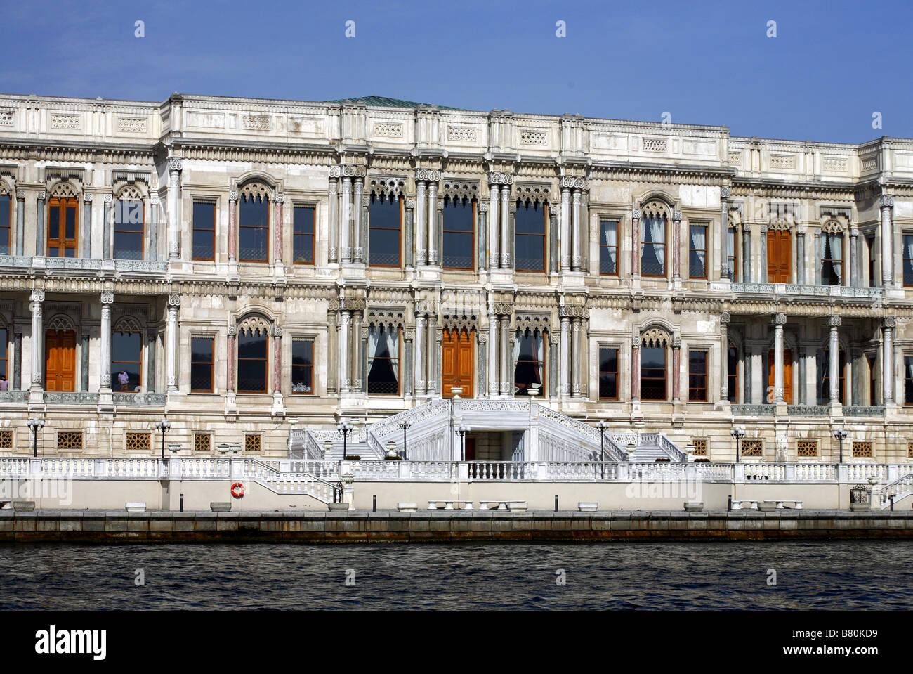 CIRAGAN PALACE ISTANBUL TURKEY ISTANBUL TURKEY 13/02/2007 Stock Photo ...