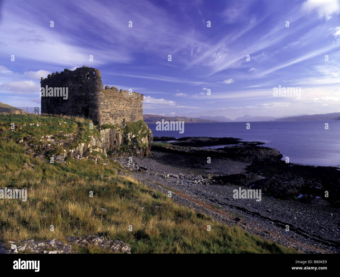 Mingary castle, Ardnamurchan peninsula, Scotland Stock Photo - Alamy