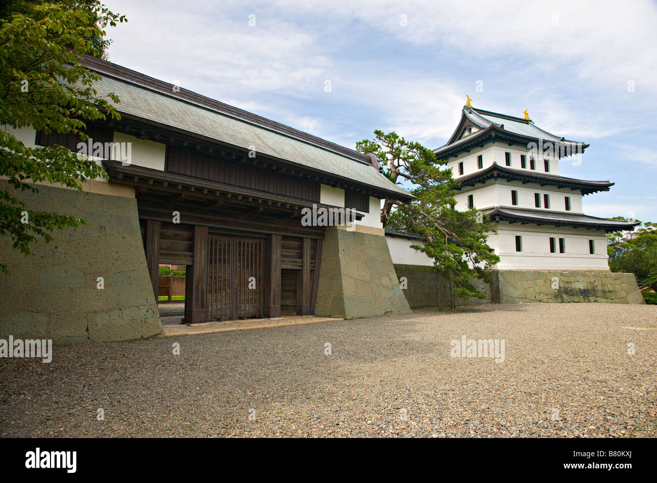 Matsumae Castle, Matsumae, Hokkaido, Japan, Asia Stock Photo - Alamy