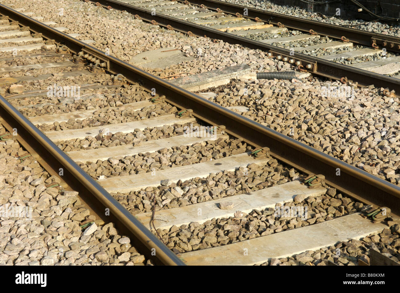 On the right track Stock Photo - Alamy