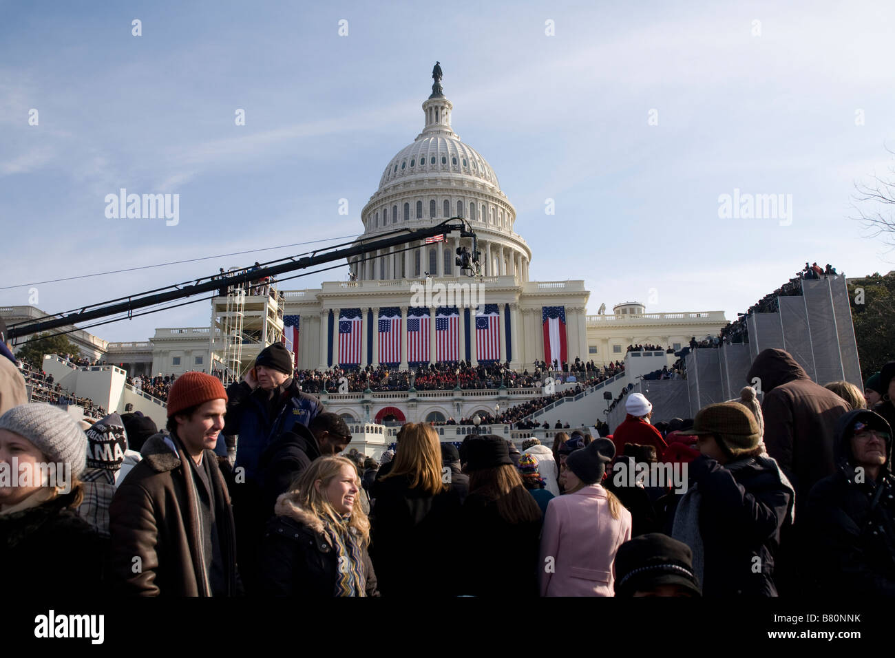 American flag capitol inauguration hi-res stock photography and images ...
