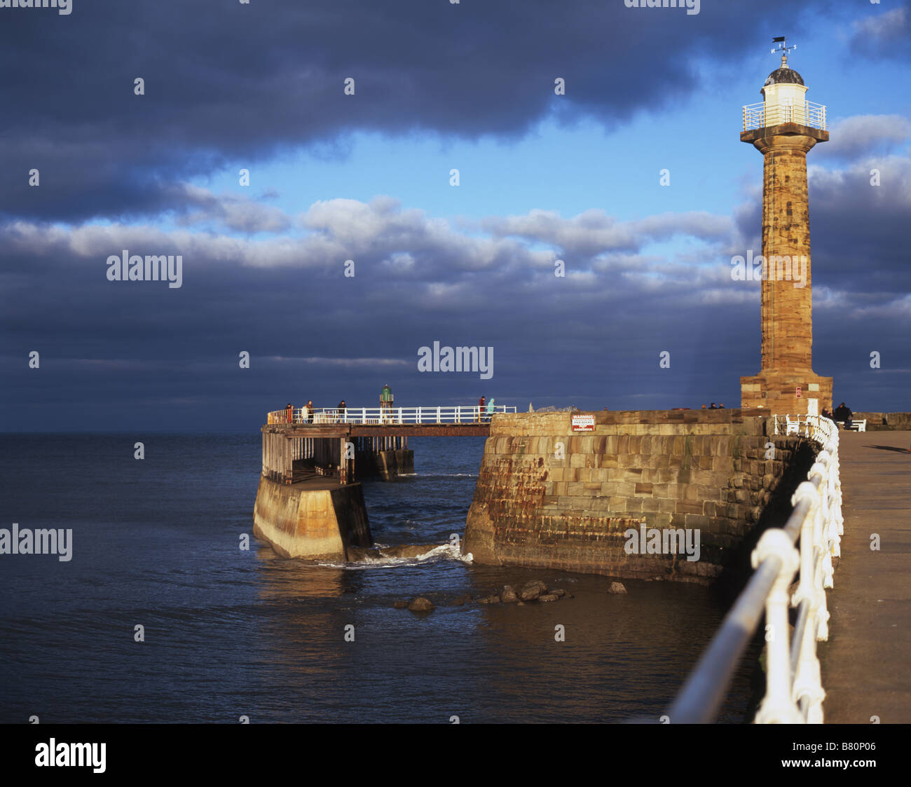 Whitby Pier, Yorkshire, UK Stock Photo - Alamy