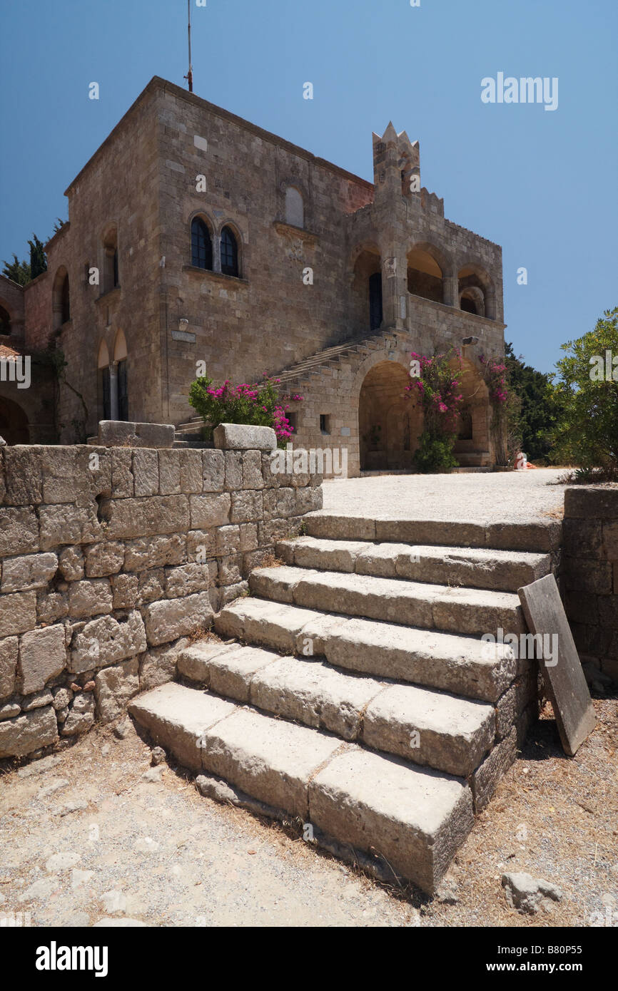 The Filerimos Monastery Island of Rhodes Greece Stock Photo - Alamy