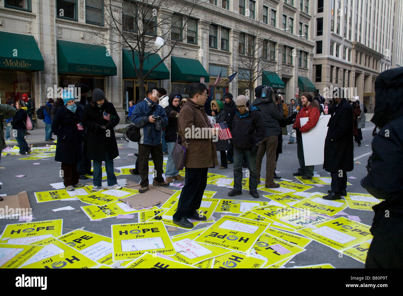 Inauguration 2009 Washington DC Stock Photo - Alamy