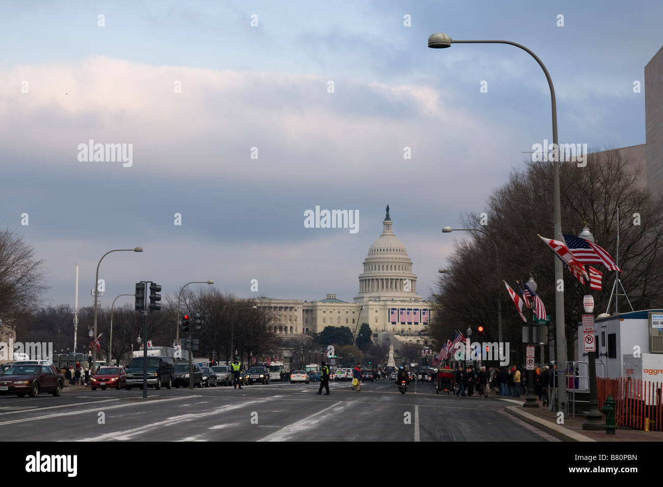 Presidential inauguration flag hi-res stock photography and images - Alamy