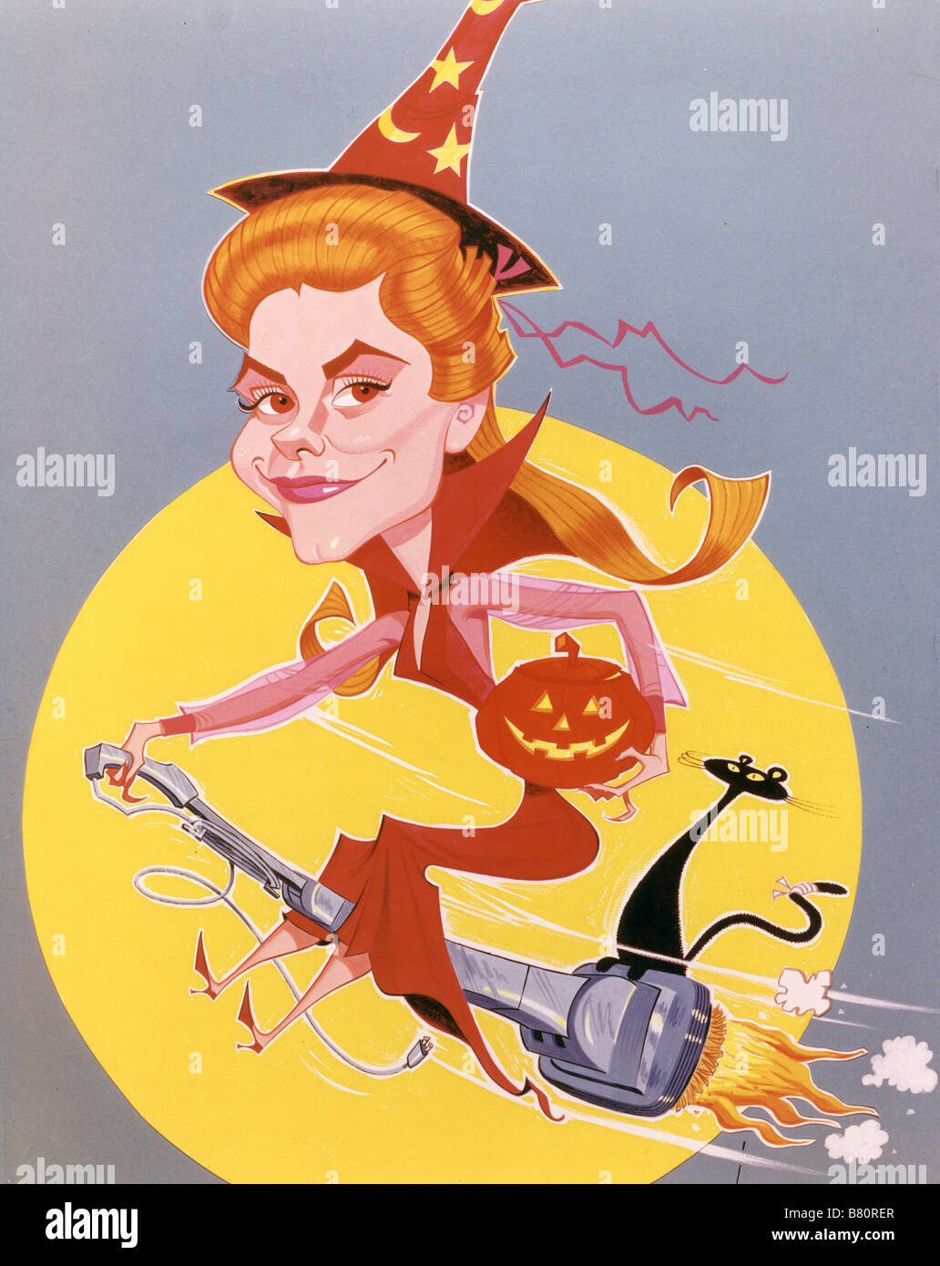 Bewitched TV-Series 1964-1972 USA Created by Sol Saks Poster Stock ...