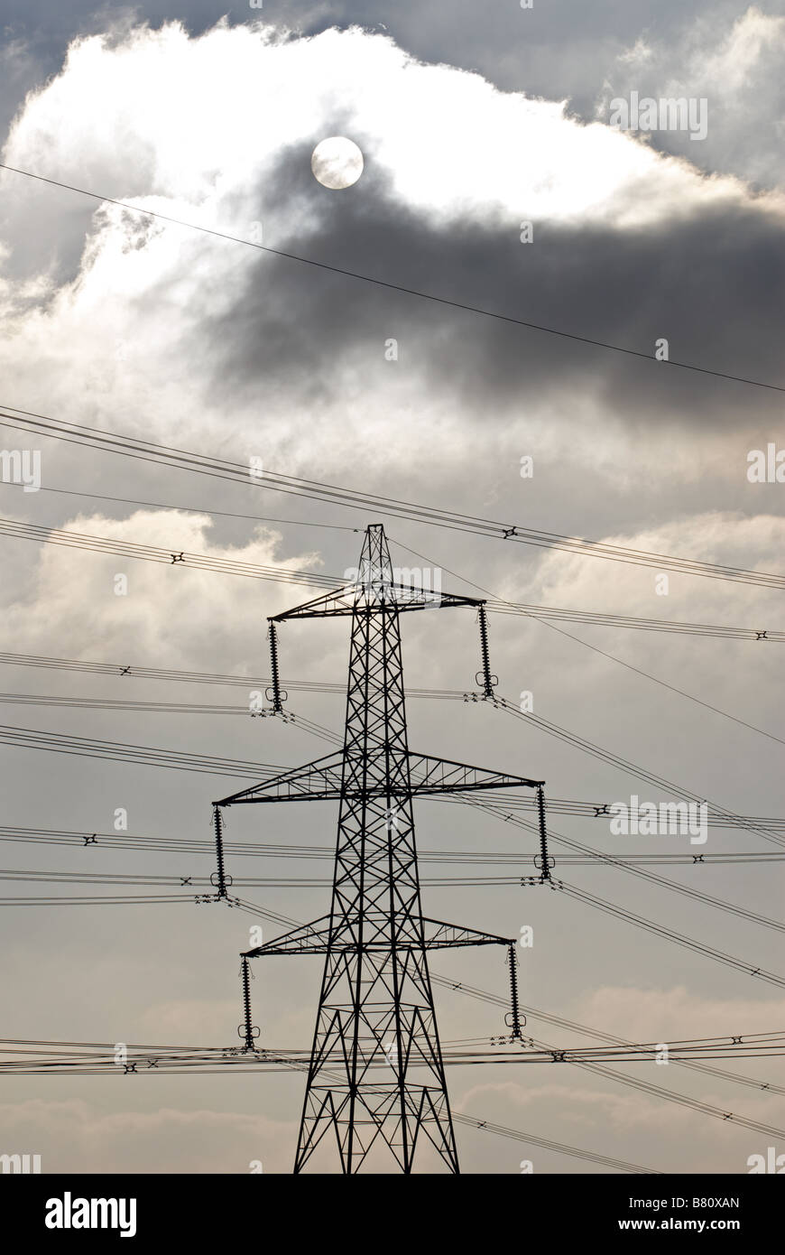Electricty transmission lines hi-res stock photography and images - Alamy