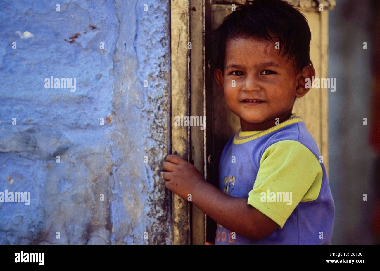 Portrait of an Indian boy Stock Photo - Alamy