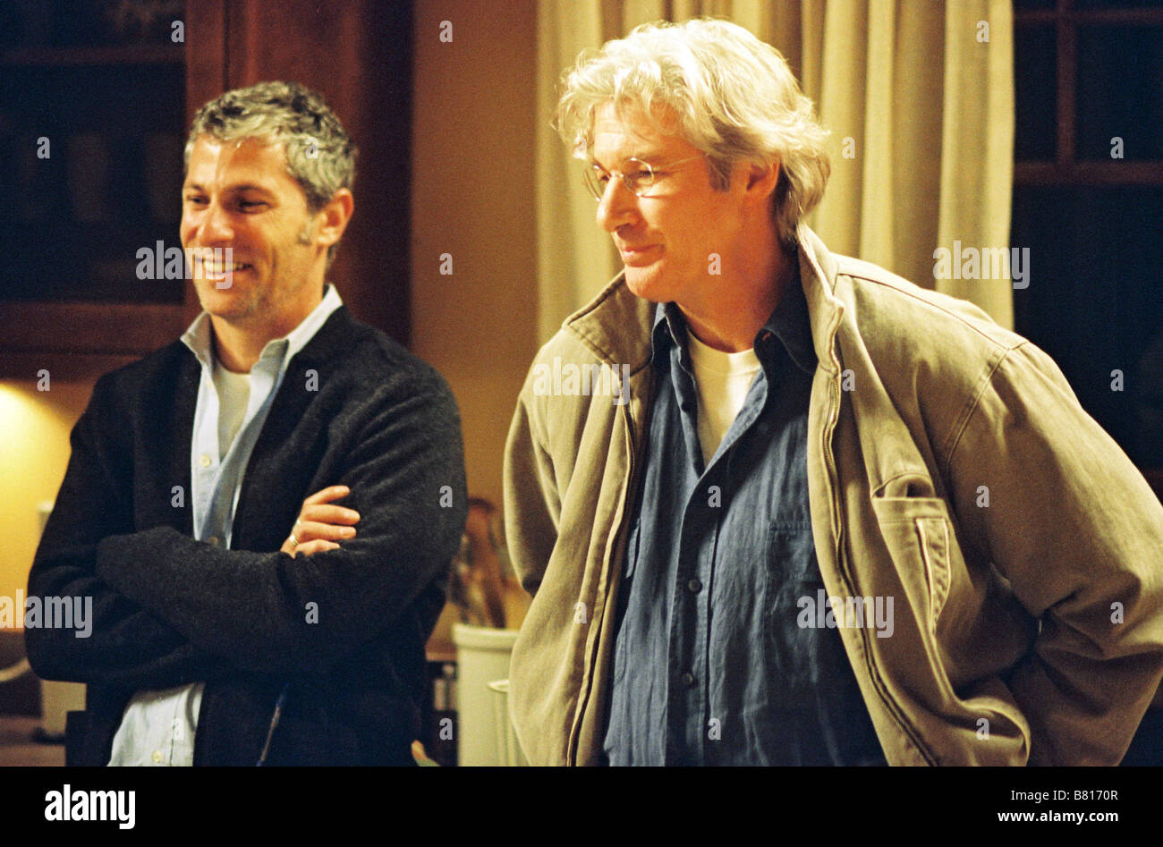 Scott McGehee, Richard Gere on the set Bee season Year: 2005 USA Stock ...
