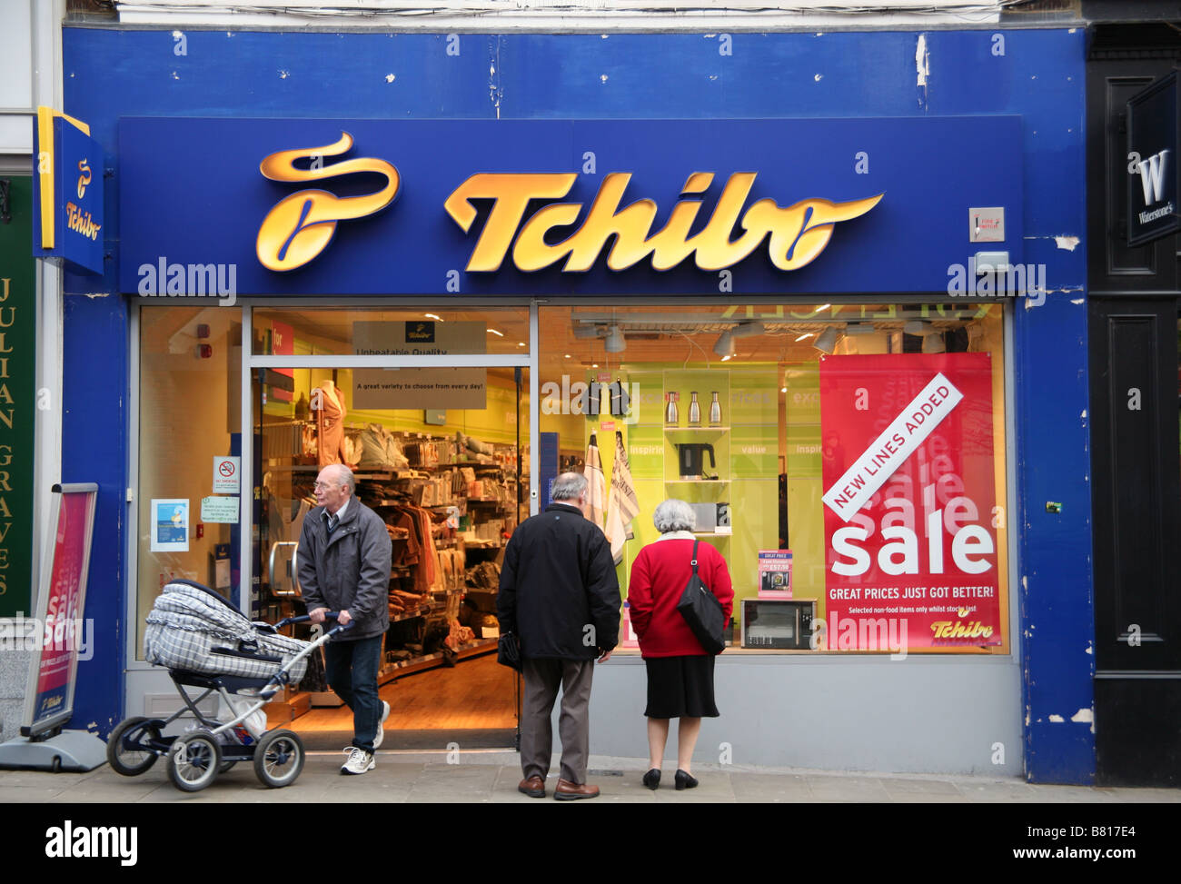 Branch of Tchibo stores, Windsor Stock Photo - Alamy