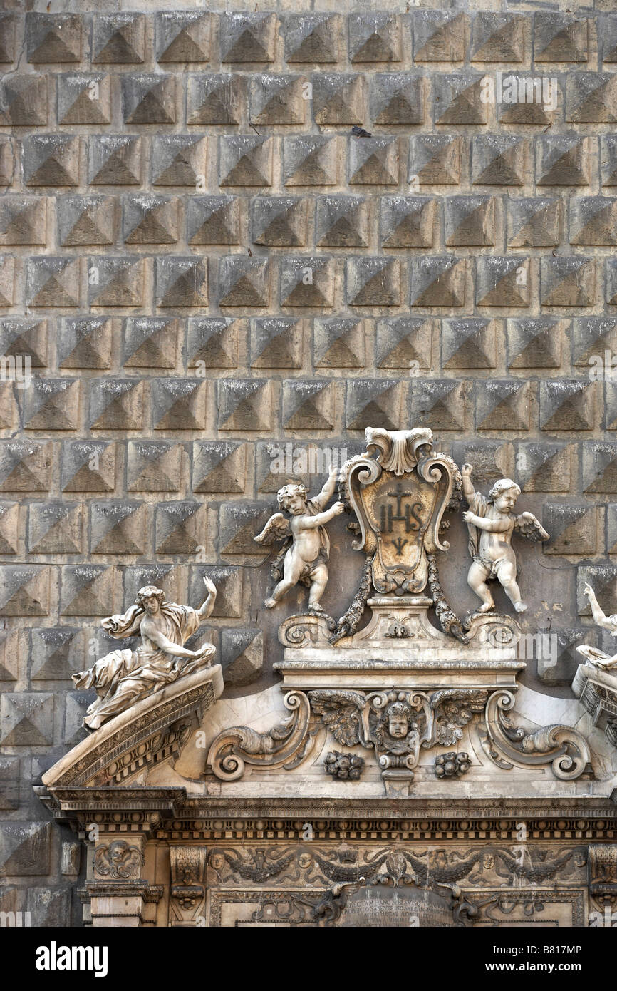 Naples, chiesa del gesu nuovo hi-res stock photography and images - Alamy