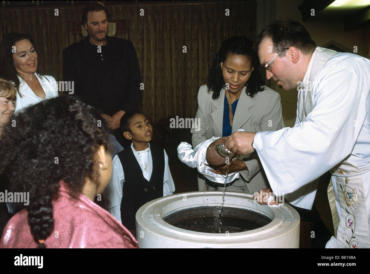 Catholic baptism baby hi-res stock photography and images - Alamy