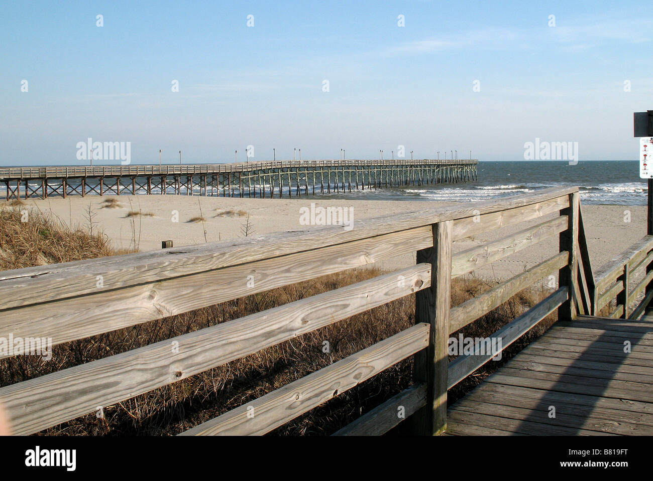 BEACH & PIER OCEAN ISLE BRUNSWICK COUNTY NORTH CAROLINA USA 08/03/2007 ...