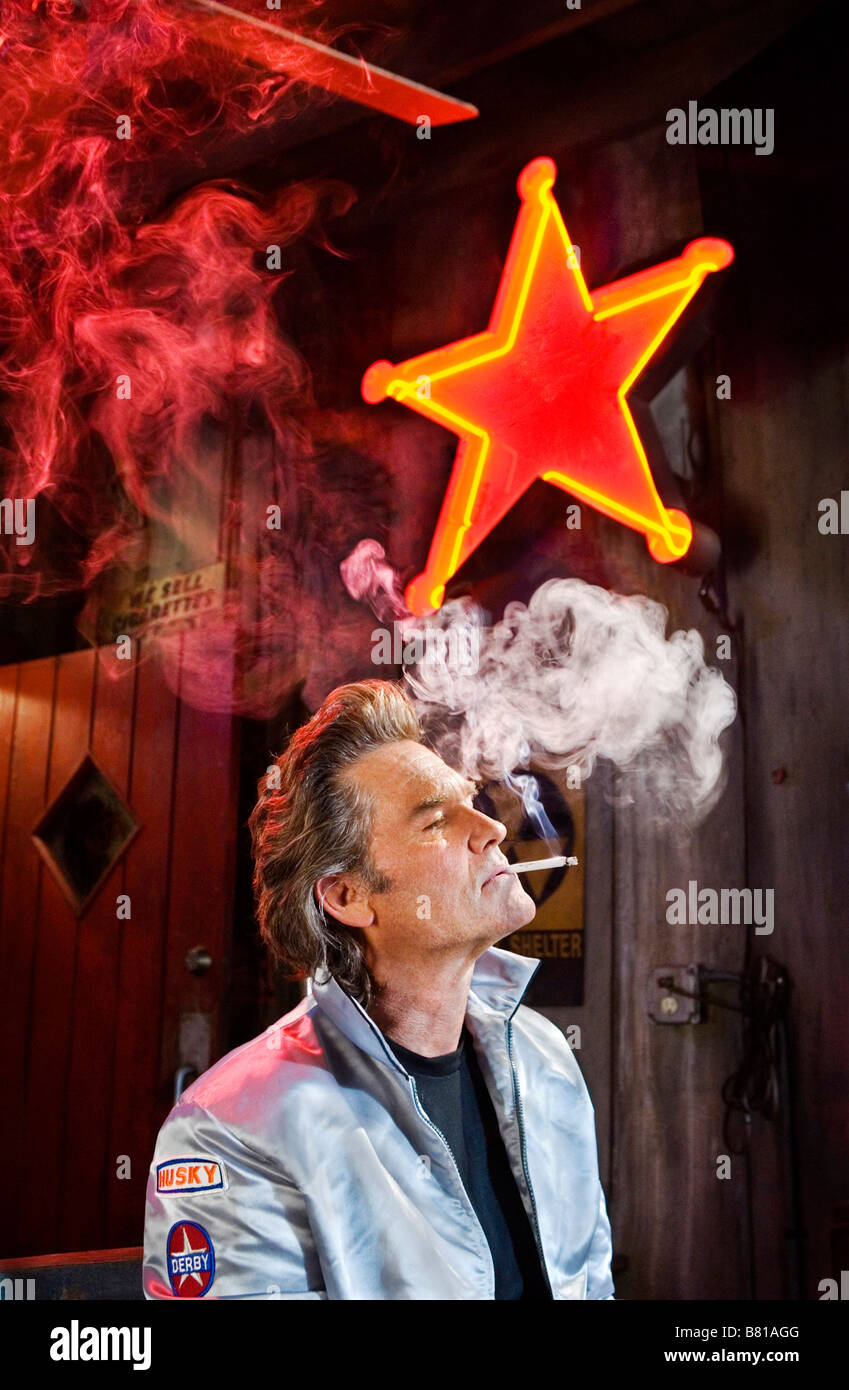 Grindhouse Death Proof Year: 2007 USA Kurt Russell Director: Quentin Tarantino Stock Photo - Alamy