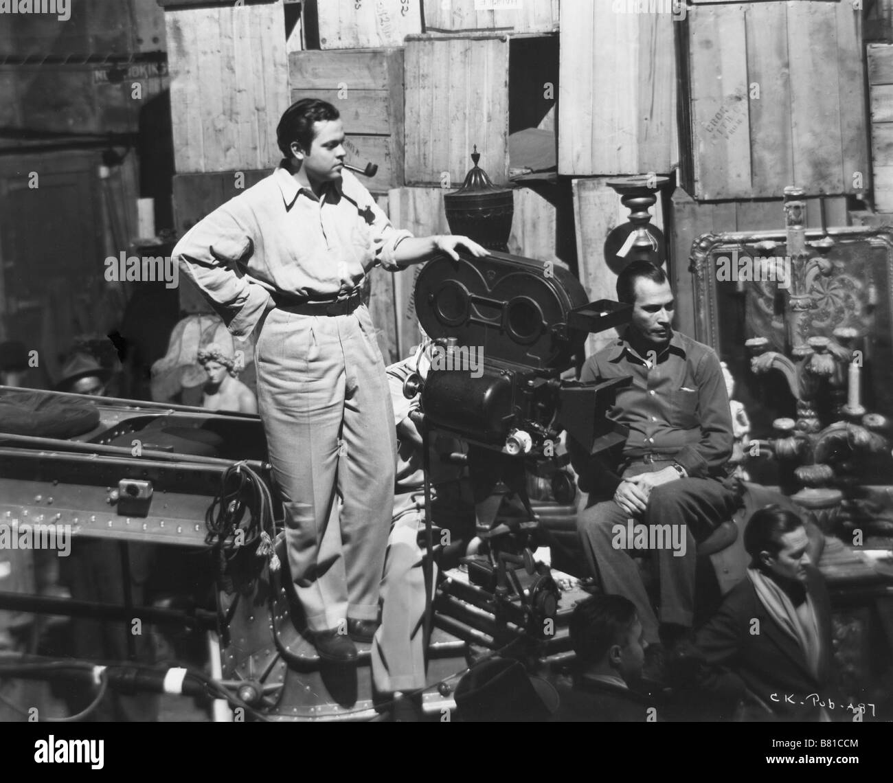 Citizen kane orson welles on set hi-res stock photography and images ...