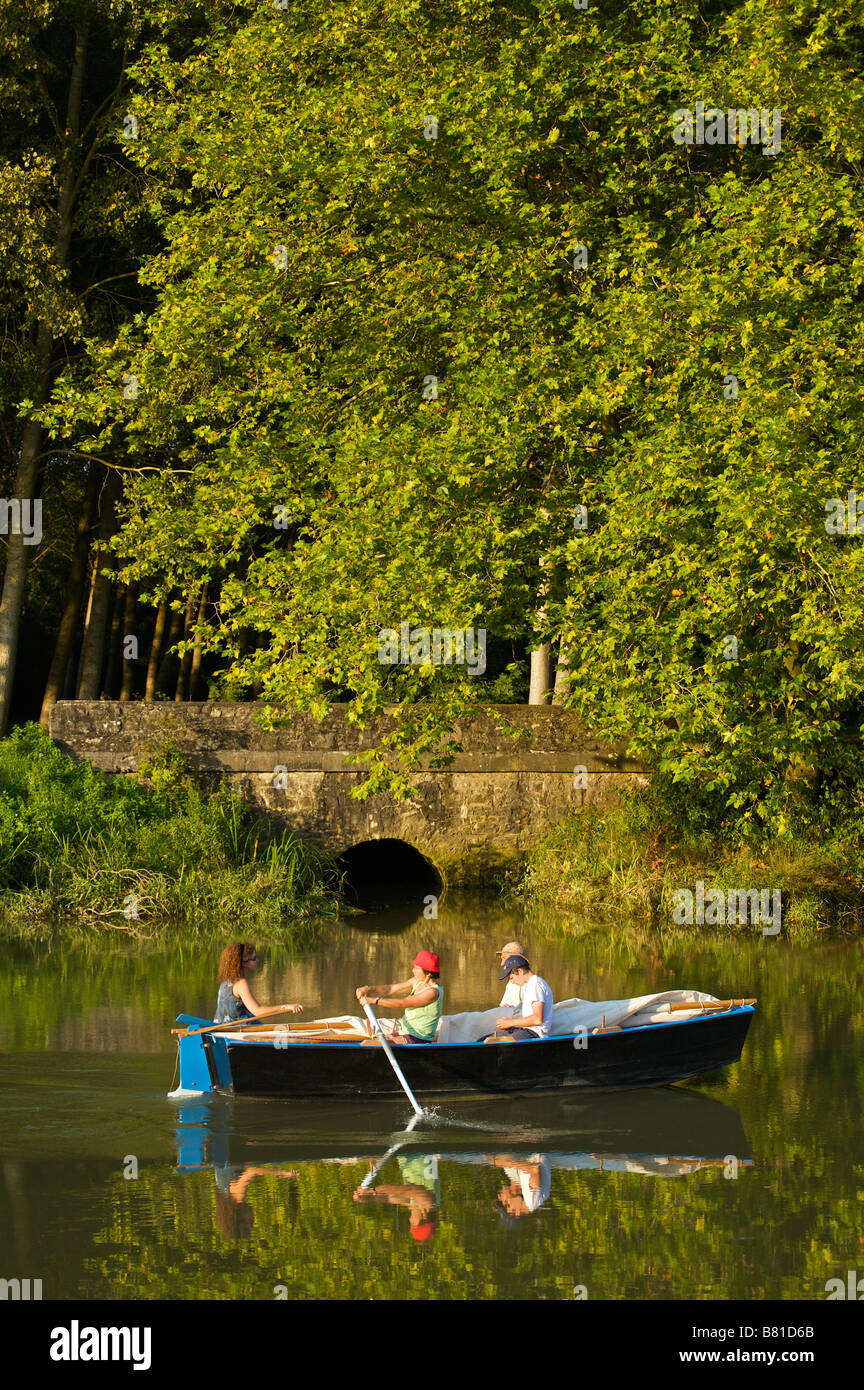 Small boat on river hi-res stock photography and images - Alamy
