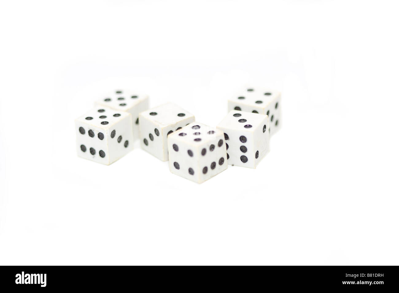 Number 6 dice Cut Out Stock Images & Pictures - Alamy