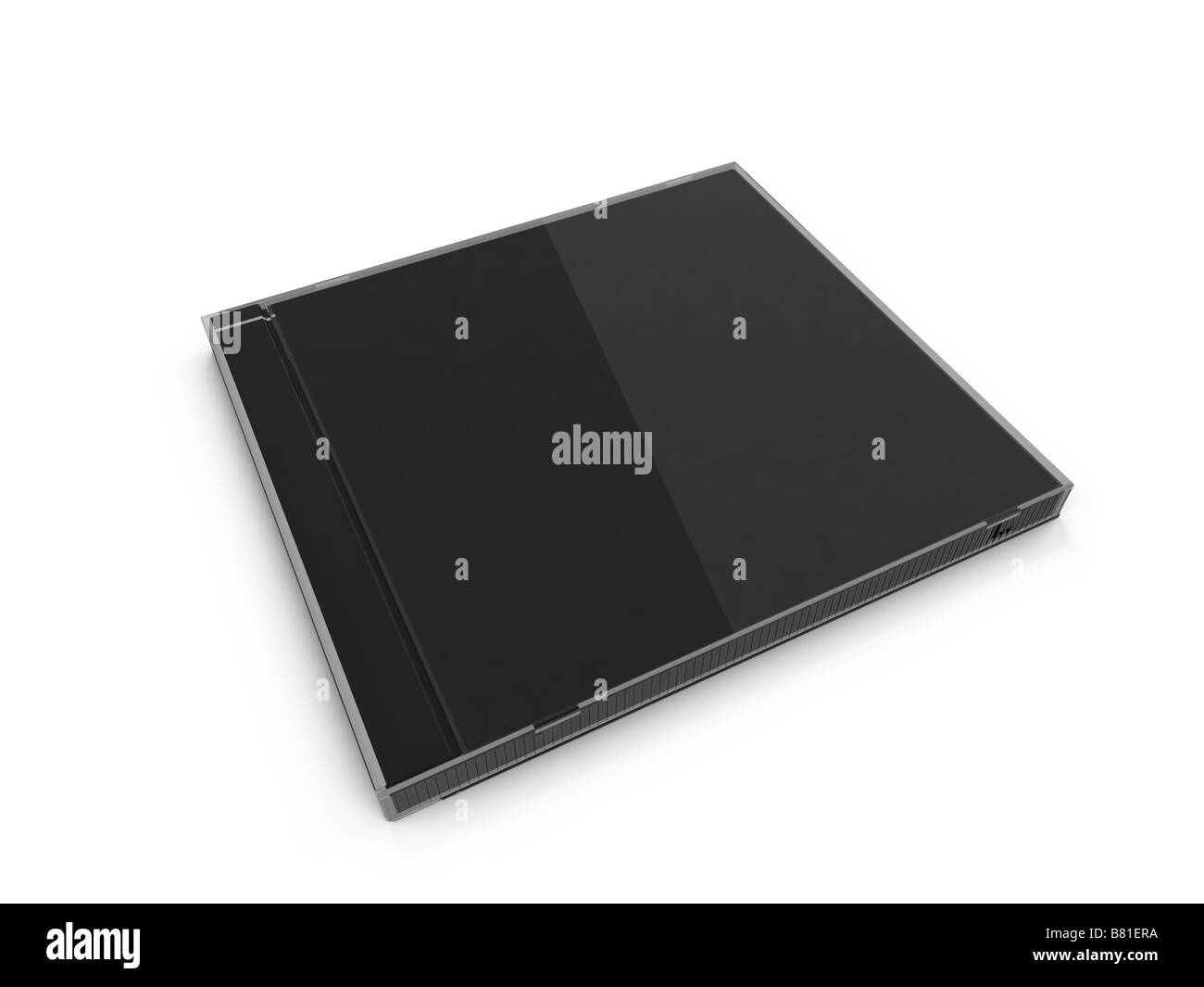 isolated cd blank box over white background Stock Photo - Alamy