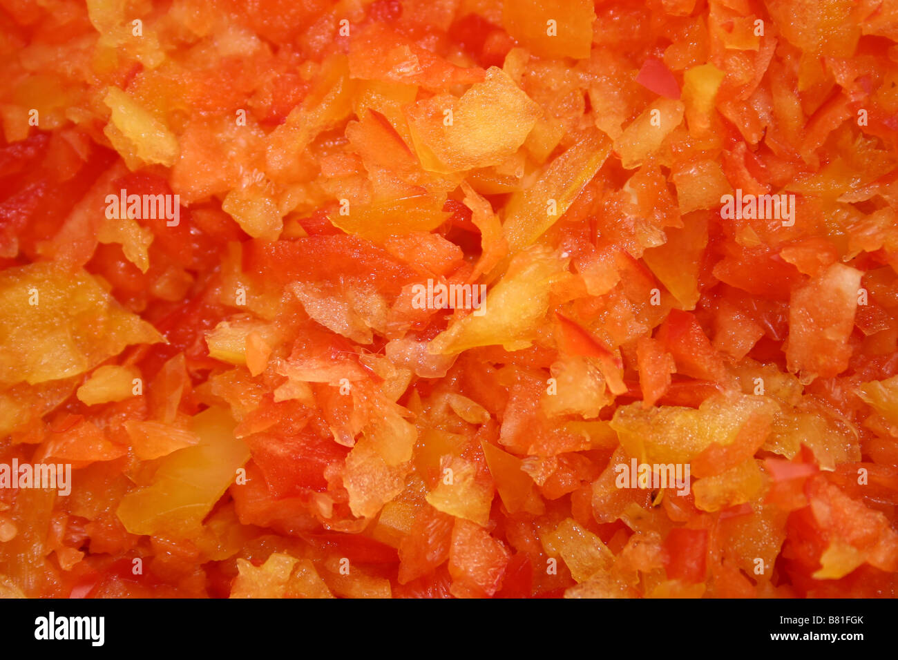 abstract photo of chopped peppers Stock Photo - Alamy